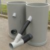Pvc controleput voor drainagebuis in diverse variaties ...