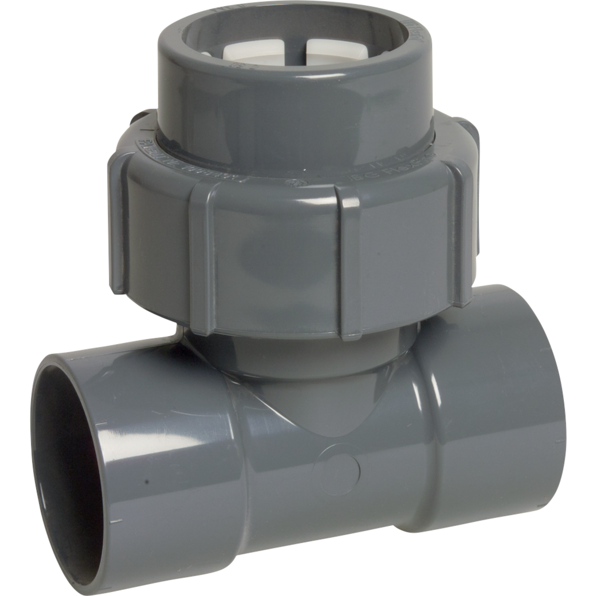 T-stuk 90° PVC-U lijmmof x knel x lijmmof 4bar grijs : Handelsonderneming Smolders B.V.