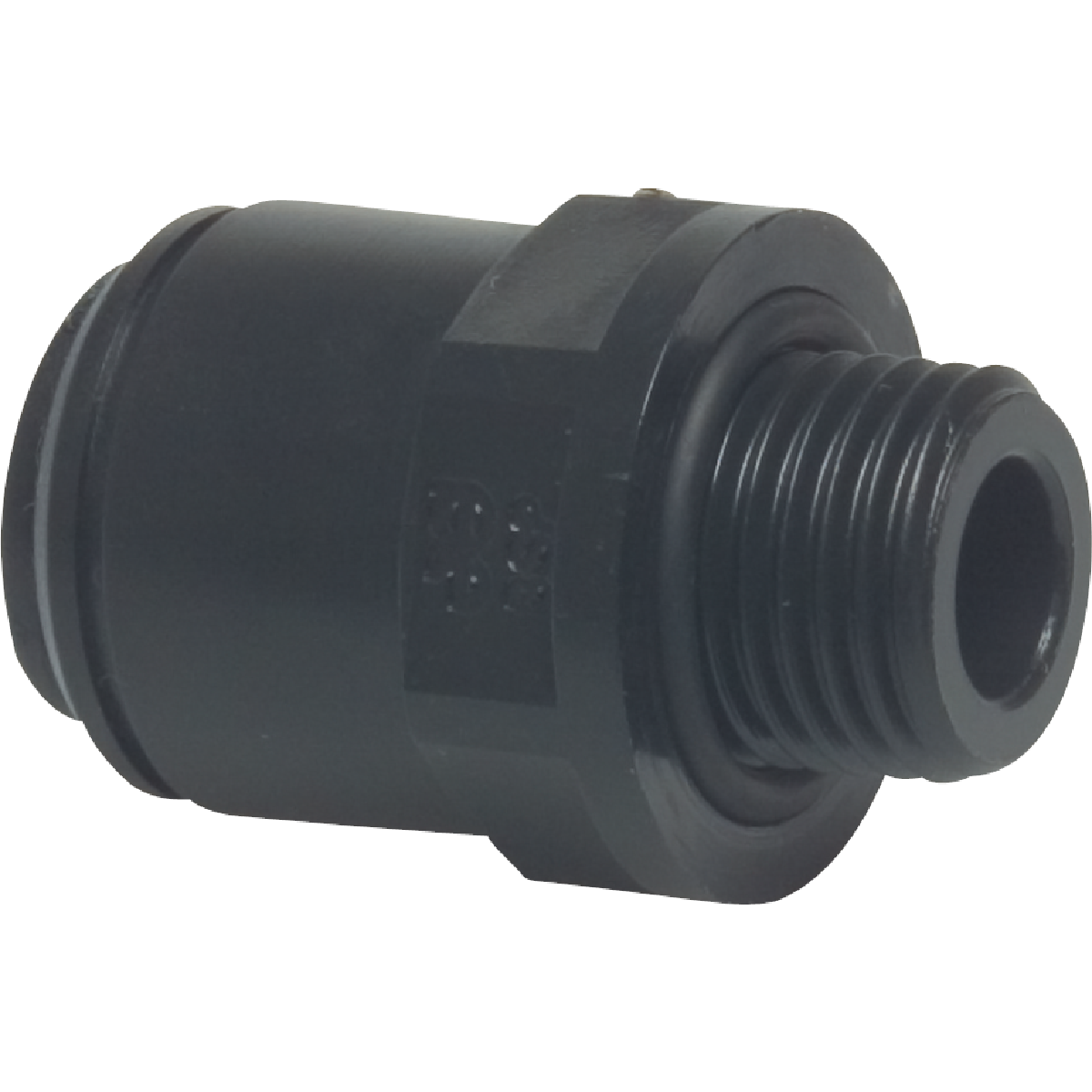 Speedfit Puntstuk POM 22 mm x 3/4" insteek x buitendraad 10bar zwart ...