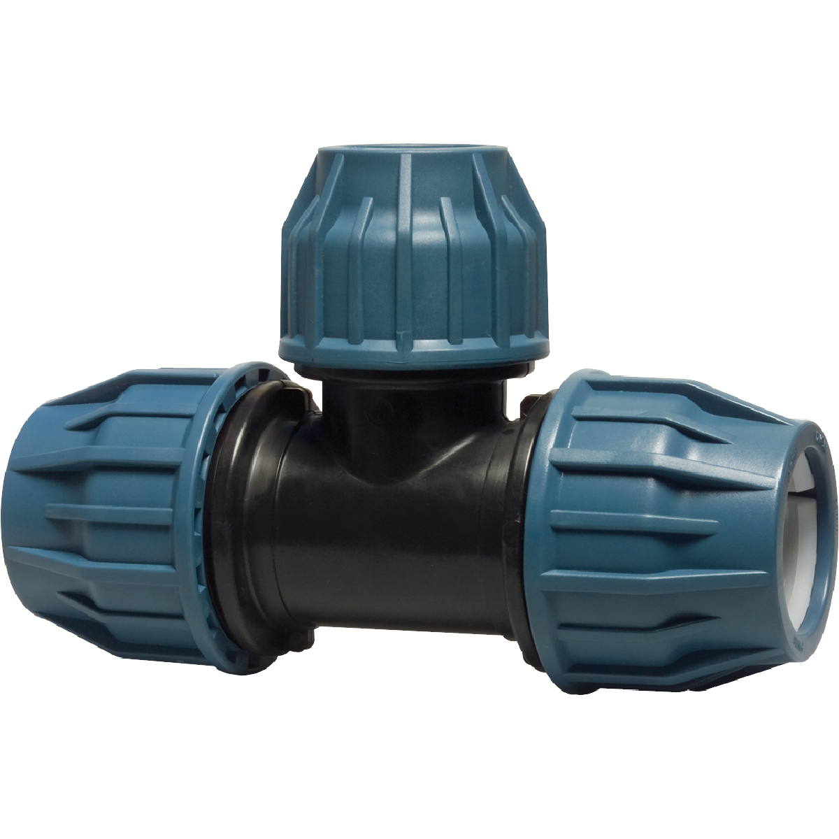 Jason Verloop T-stuk 90° PP 32 mm x 25 mm x 32 mm knel 16bar zwart ...