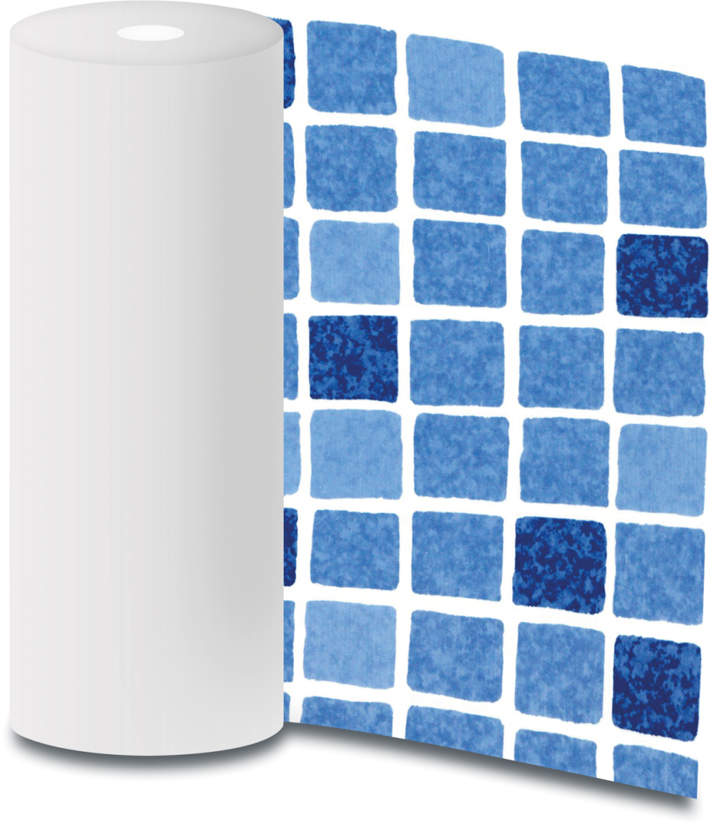 Elbe Premium Line Zwembadfolie PVC blue mosaic 25m type Supra 1.65m ...