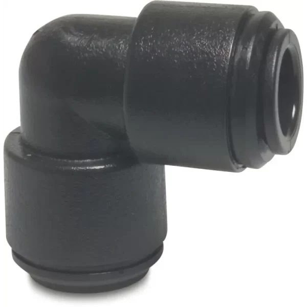 Speedfit Knie 90° POM 22 mm insteek 10bar zwart type Super | Aantal 5 ...