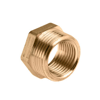 Bonfix verloop ring messing buitendraad x binnendraad 2 " x 2 ...